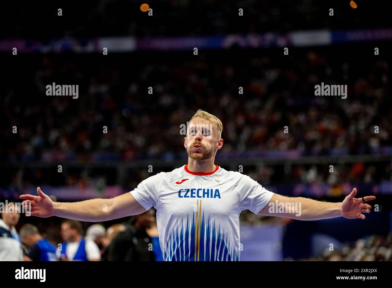 Paris, France. 08th Aug, 2024. Jakub Vadlejch of Czech Republic ...