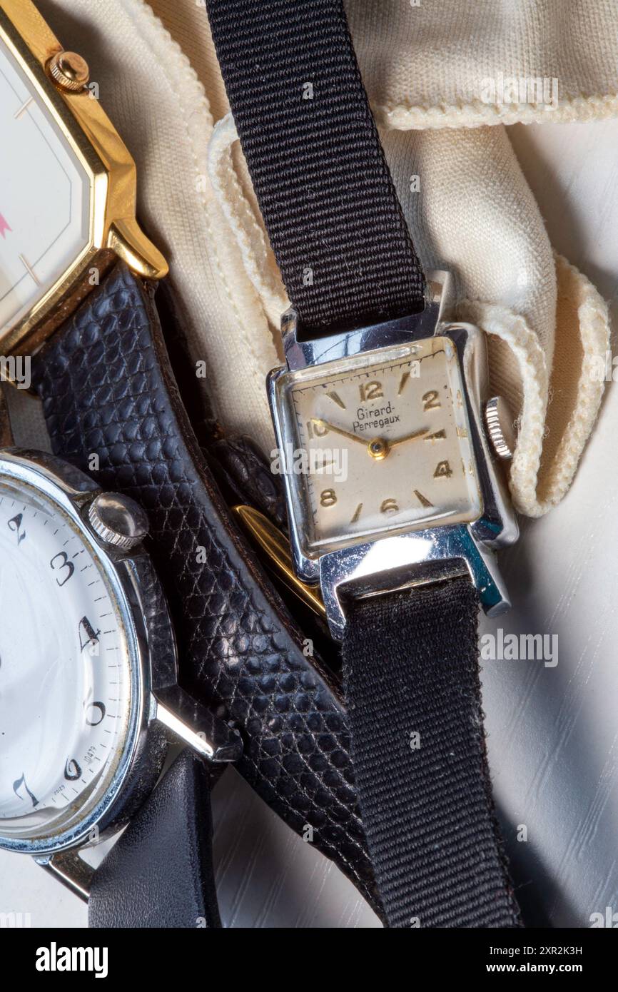 Still Life of Vintage Mid Century Watches, 2024, USA Stock Photo - Alamy