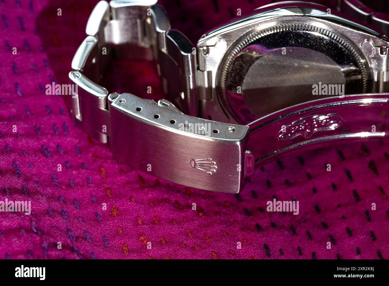 Close up of Vintage 1979 Rolex Air-King Wristwatch, 2024, USA Stock ...