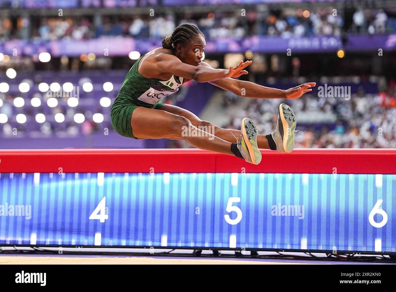 Ruth Usoro of Nigeria competes during Women's Long Jump Final of the ...