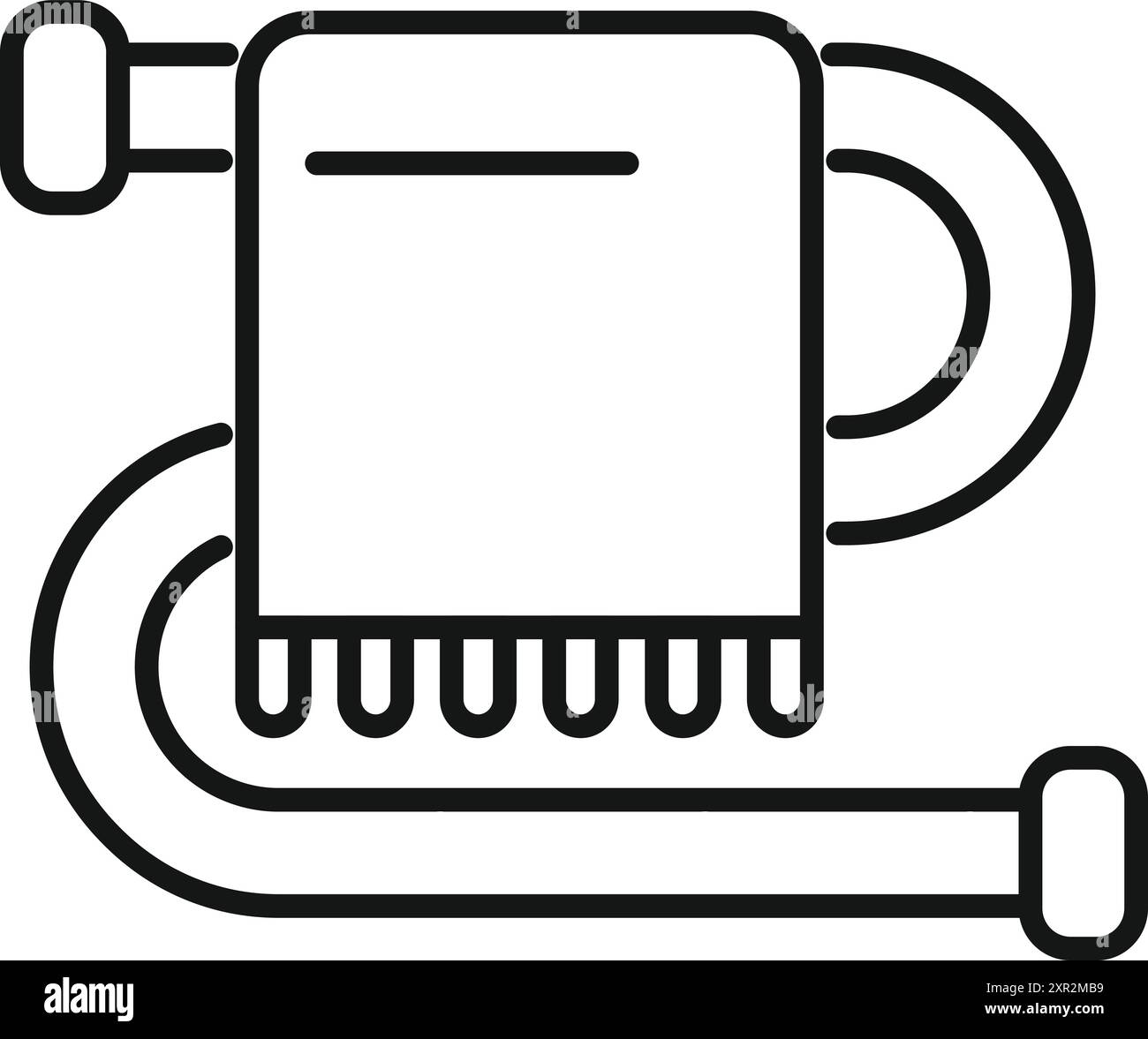 Plumbing water heater boiler is connected with pipes, heating system ...