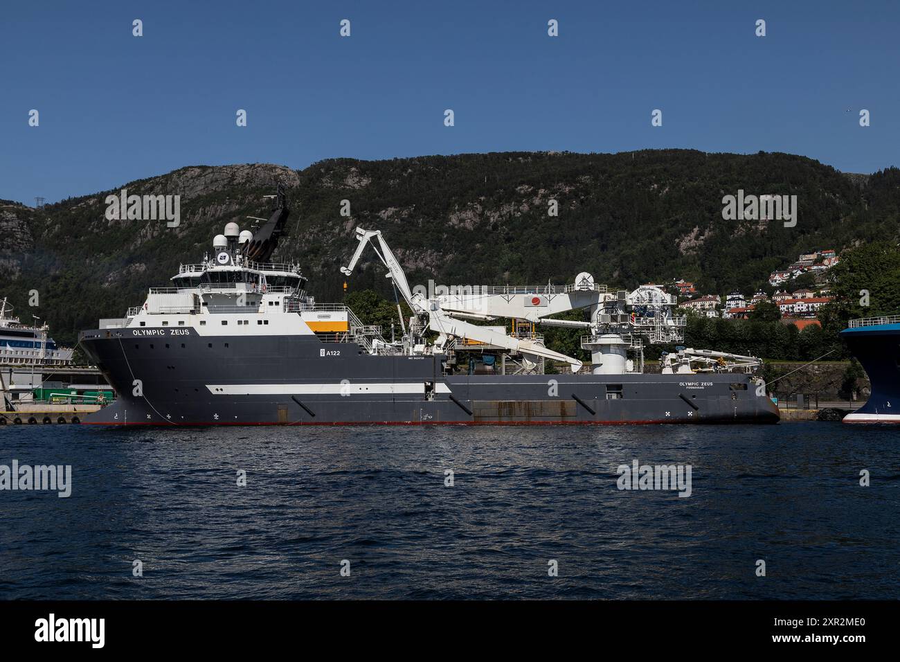 Offshore AHTS anchor handling and construction vessel Olympic Zeus at ...