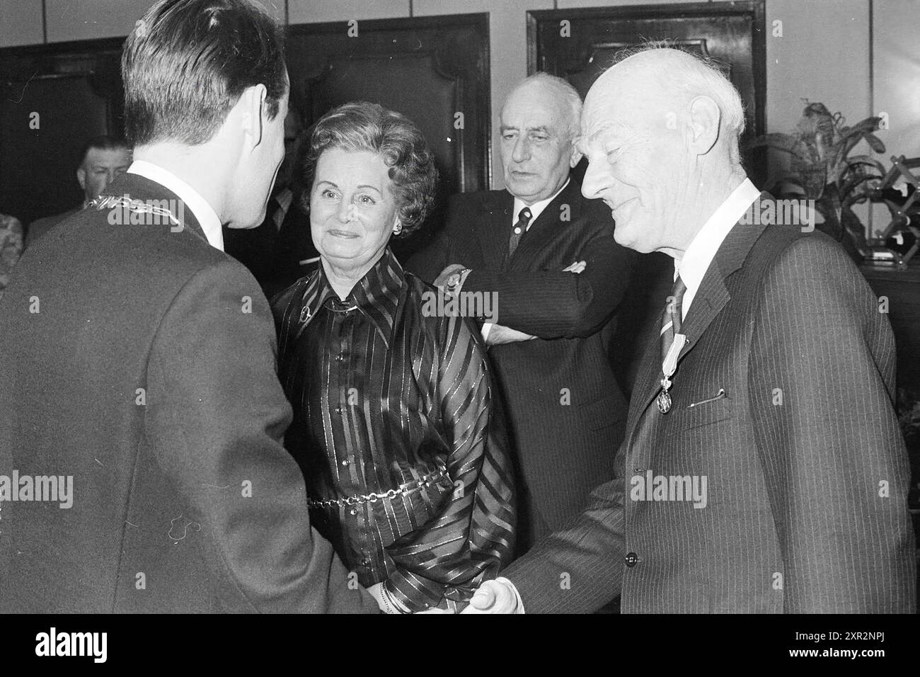 Award Mr. Streefkerk, Halfweg, Awards, 22-02-1974 Stock Photo - Alamy