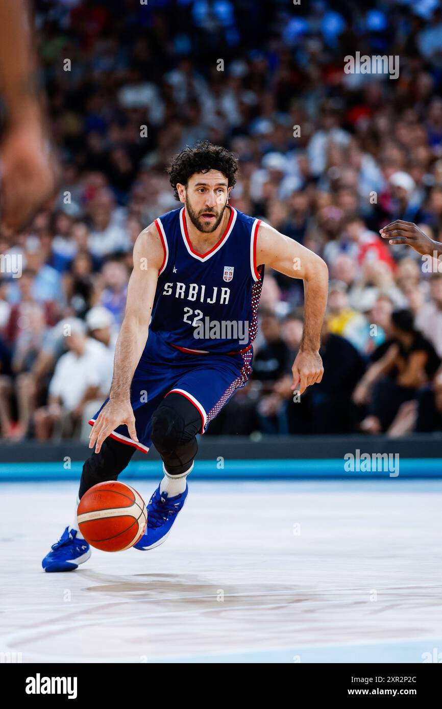 Vasilije Micic of Serbia in action during the Men's Semifinal ...