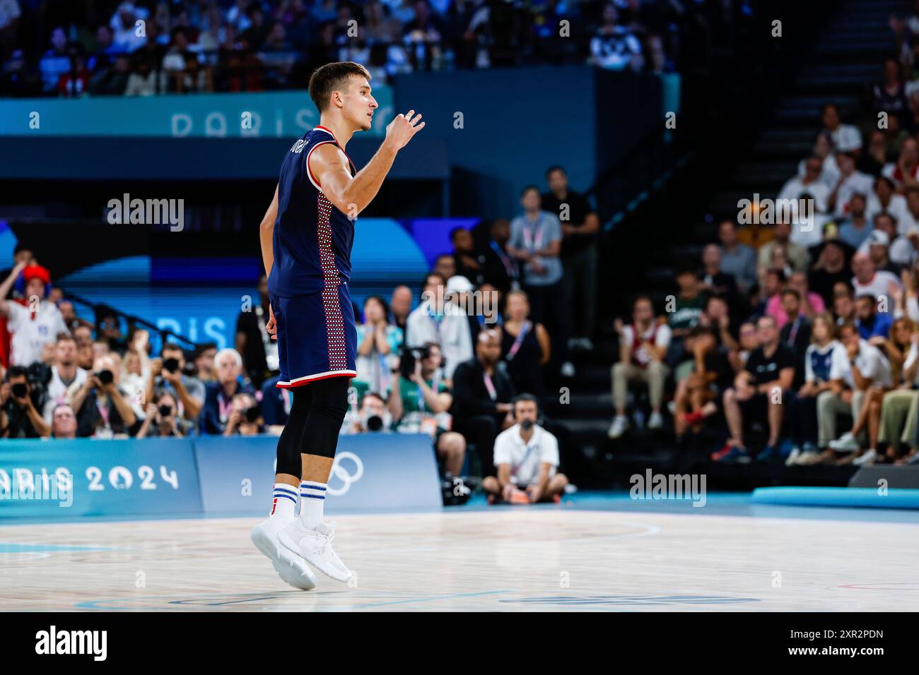 Bogdan Bogdanovic of Serbia in action during the Men's Semifinal ...