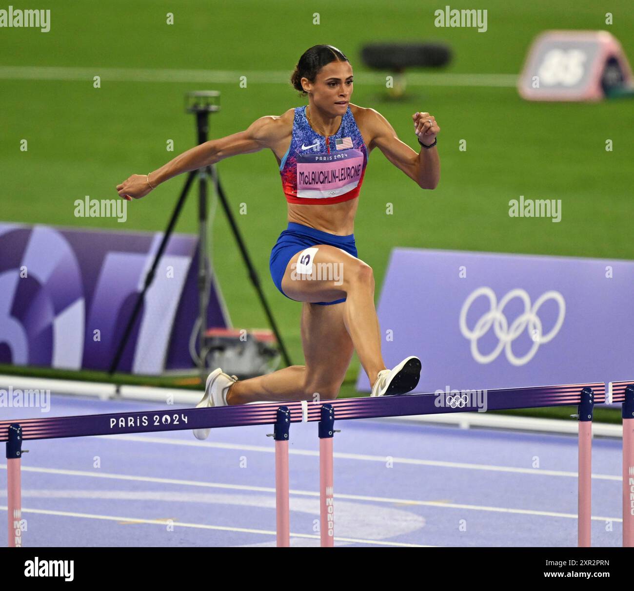 MCLAUGHLIN-LEVRONE Sydney of United States competes during the women's ...
