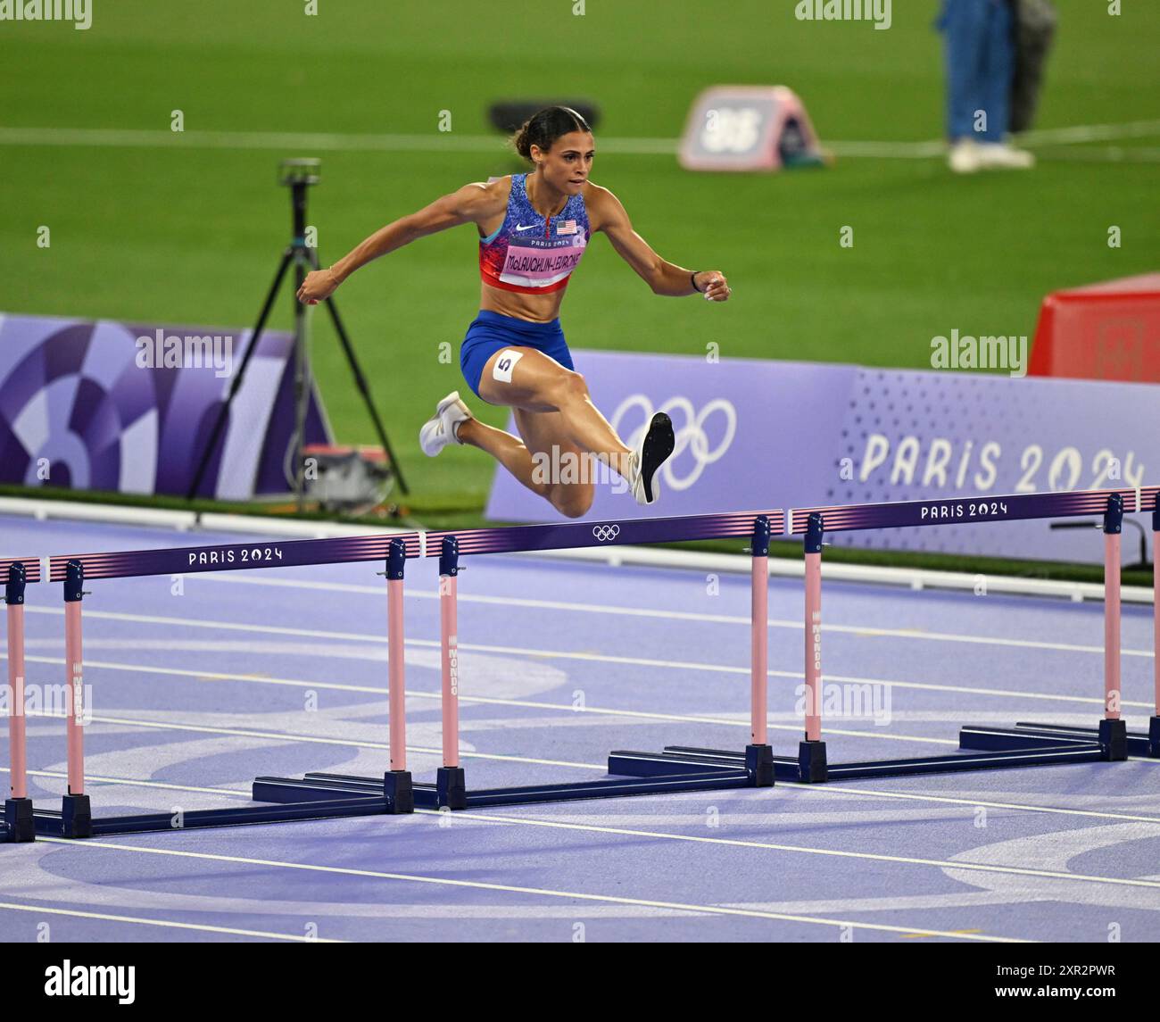 MCLAUGHLIN-LEVRONE Sydney of United States competes during the women's ...