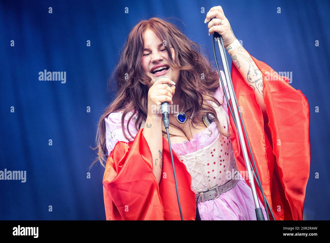 Oslo, Norway. 07th, August 2024. The Swedish singer-songwriter Sarah ...