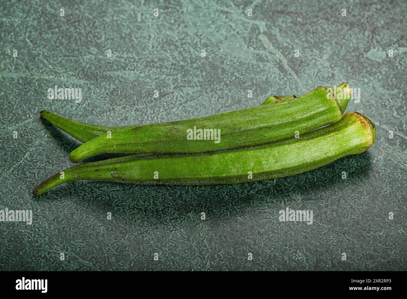 Raw organic natural okra vegetable for cooking Stock Photo - Alamy