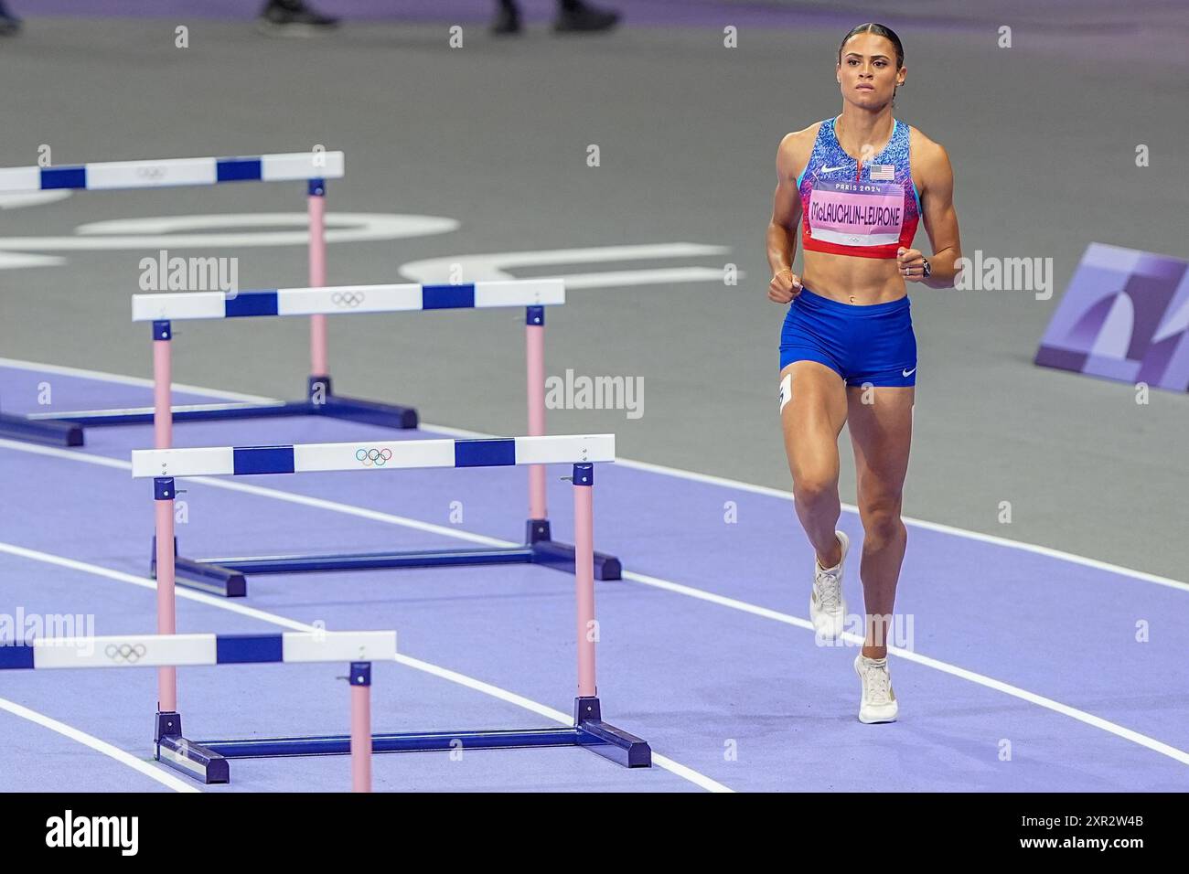 Sydney mclaughlin levrone hurdles hi-res stock photography and images ...