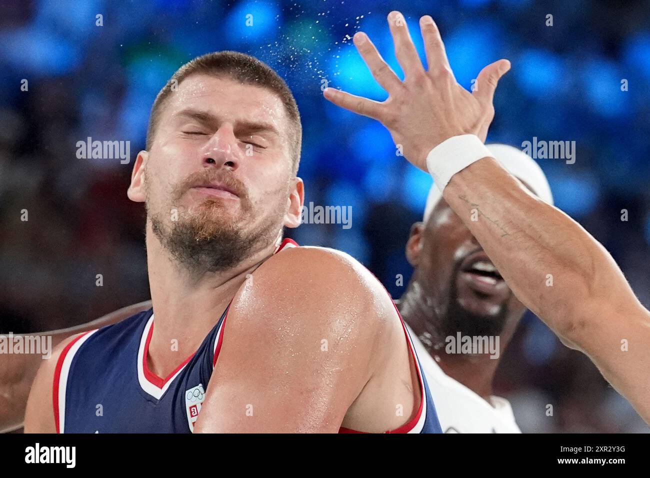 Paris, France. 08th Aug, 2024. Olympics, Paris 2024, basketball, USA ...