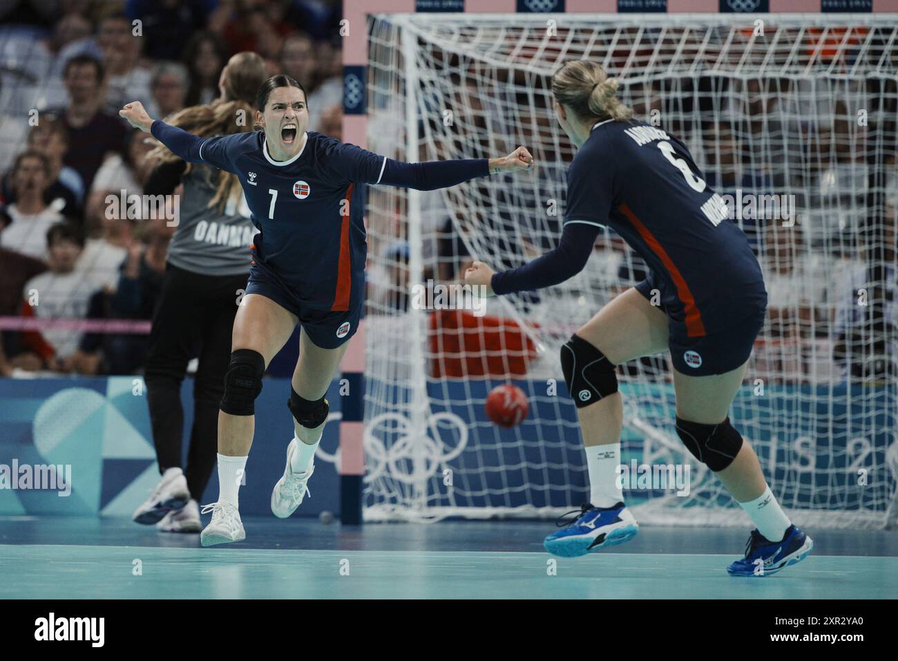 Lille, France 20240808. Stine Ruscetta Skogrand celebrates in the women ...