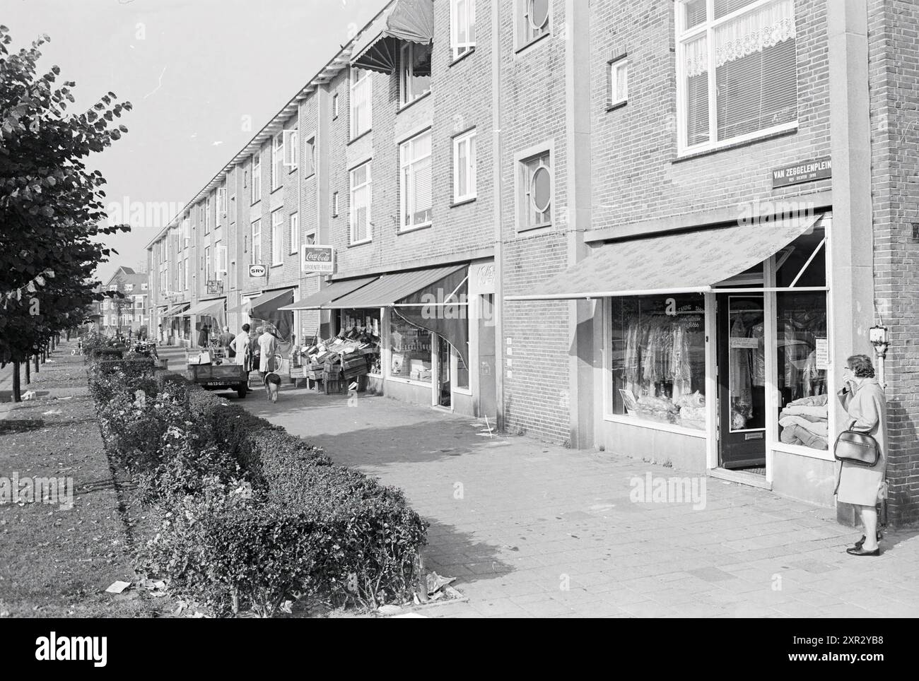 Overview of Zeggelenplein, Exterior, Haarlem, Van Zeggelenplein, The Netherlands, 10-10-1969 ...