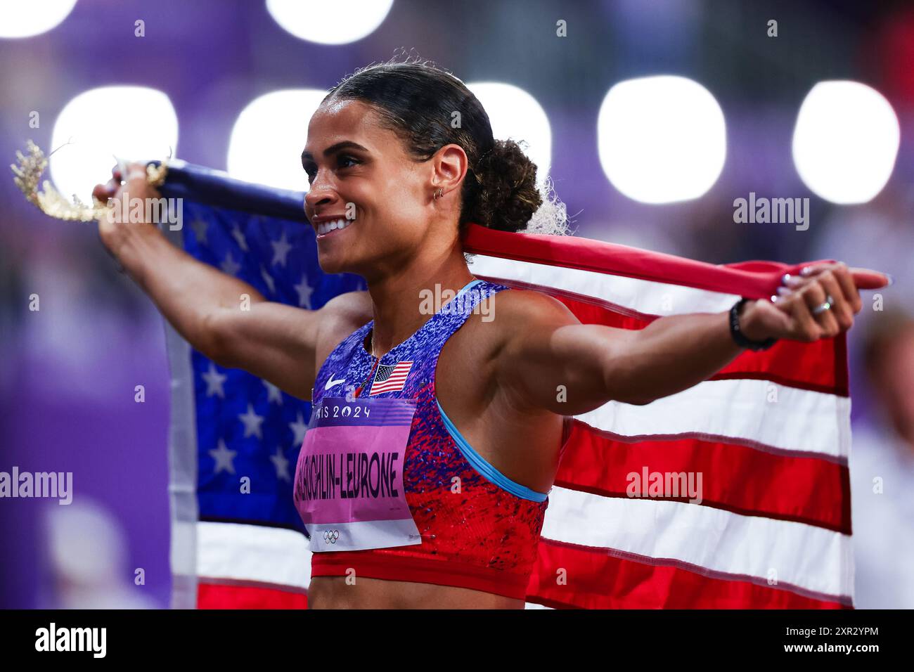 Sydney mclaughlin levrone hurdles hi-res stock photography and images ...