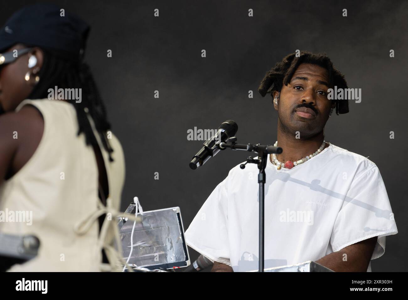 Copenhagen, Denmark. Thursday August 8, 2024. British artist Sampha ...