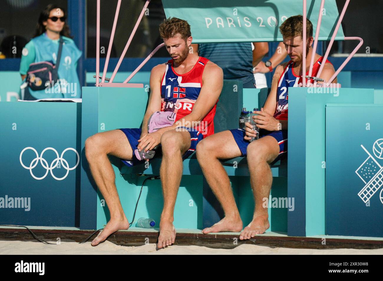 Paris, France 20240808. Anders Mol and Christian Sorum from Norway lost ...