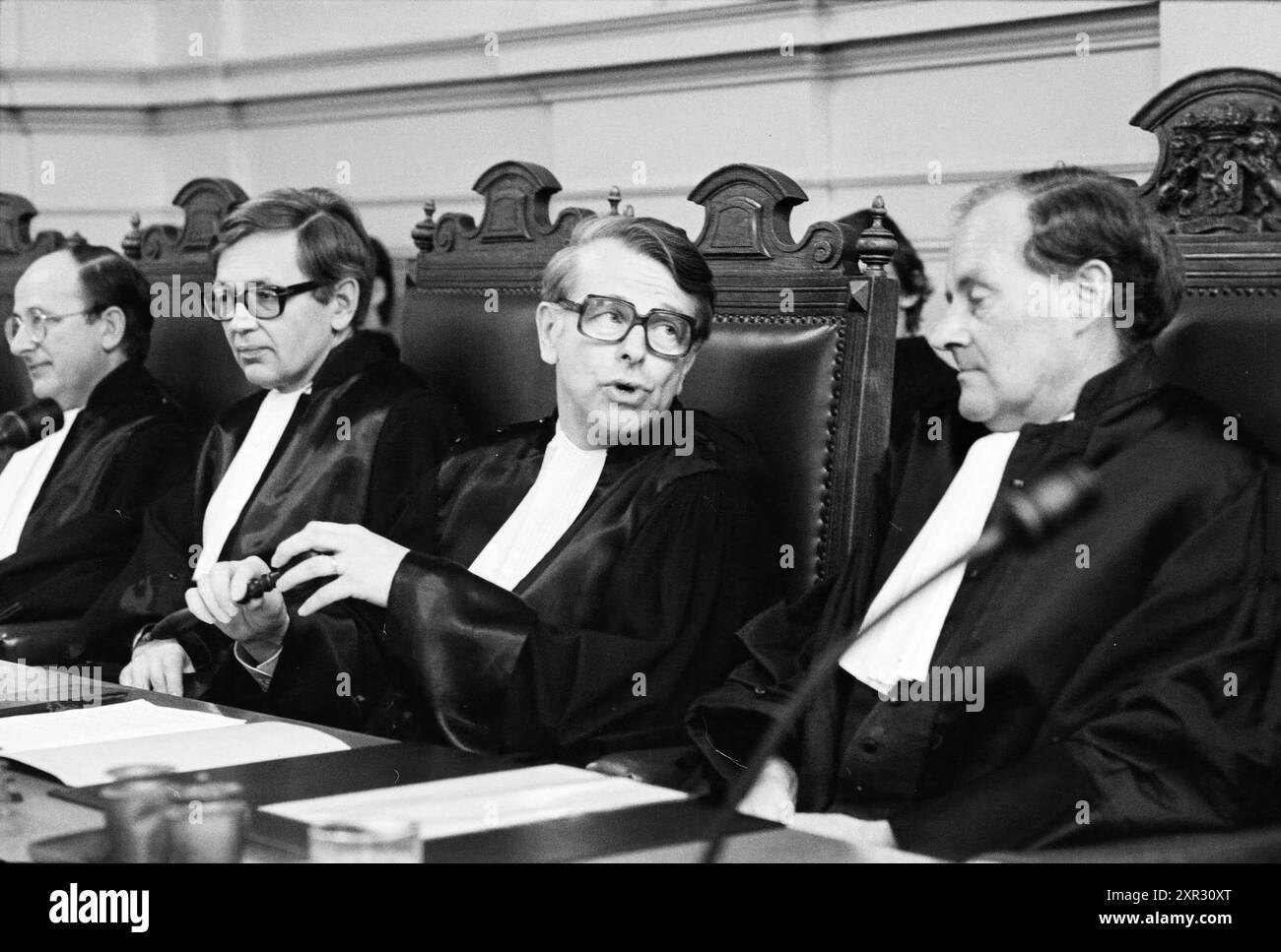 Installation judge Mr. Hook + portraits of judges, Installation, Court ...