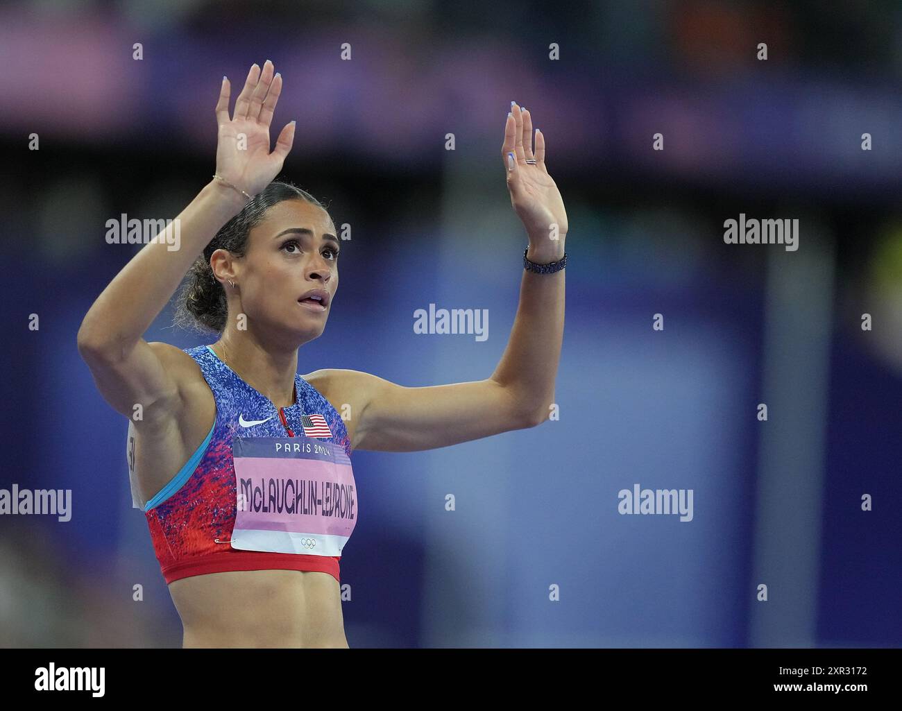 Paris, France. 8th Aug, 2024. Sydney McLaughlin-Levrone of the United ...