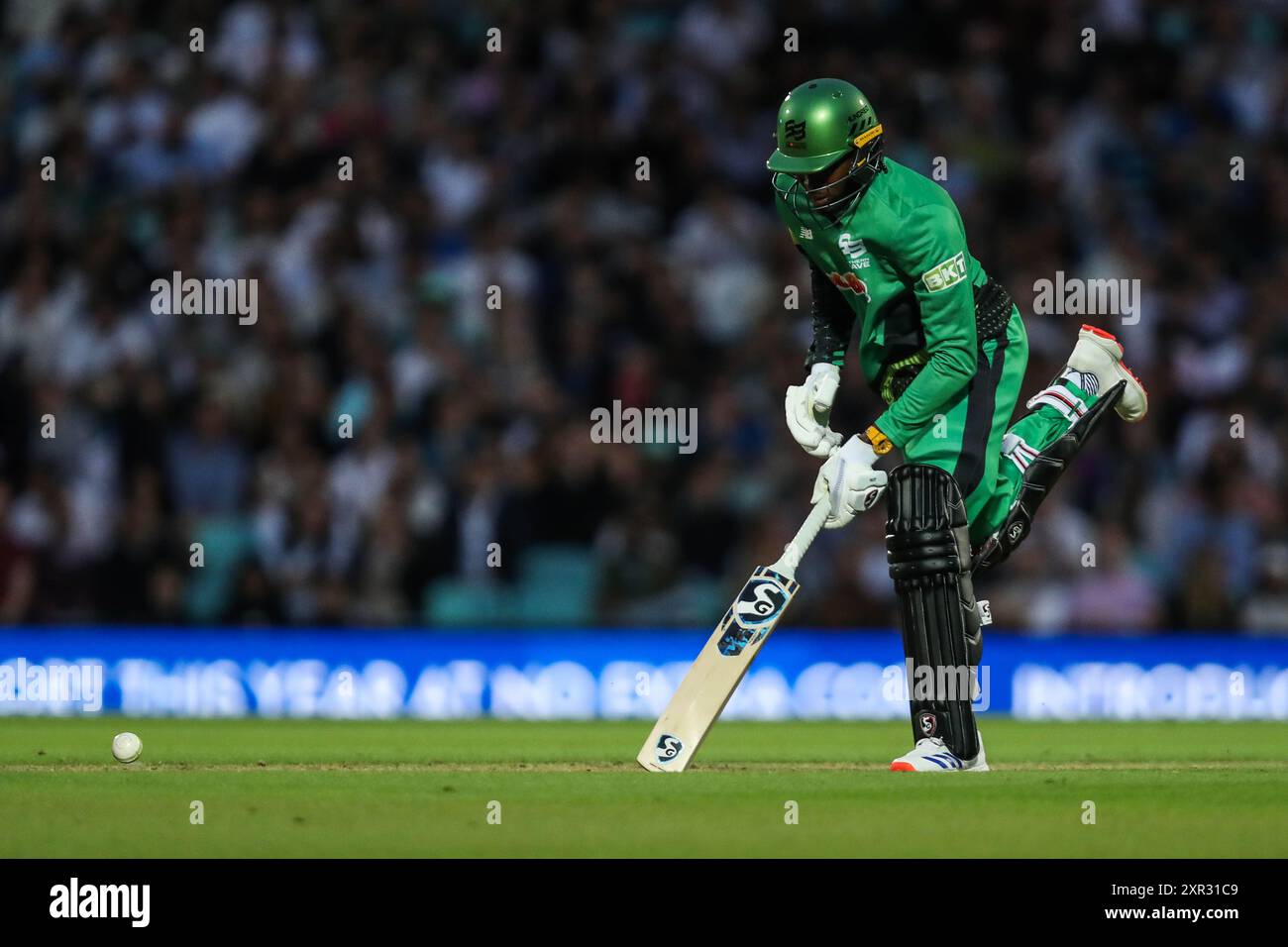 Jofra Archer of Southern Brave reaches the crease during the The ...