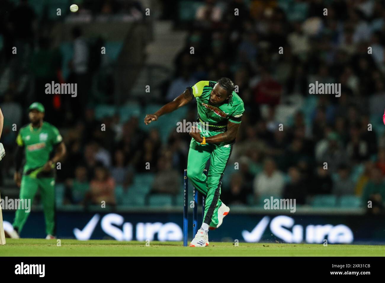 Jofra Archer of Southern Brave during the The Hundred match Oval ...