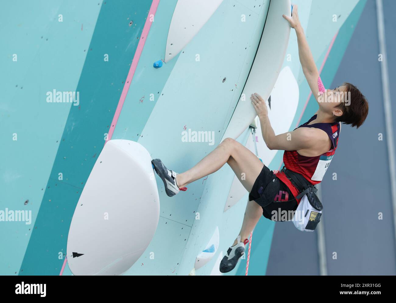 Le Bourget, France. 8th Aug, 2024. Luo Zhilu of China competes during ...