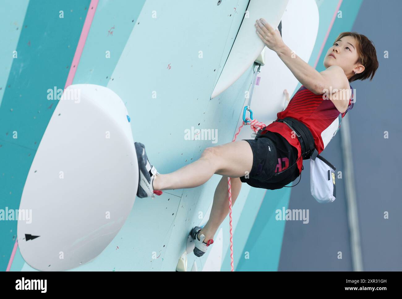Le Bourget, France. 8th Aug, 2024. Luo Zhilu of China competes during ...