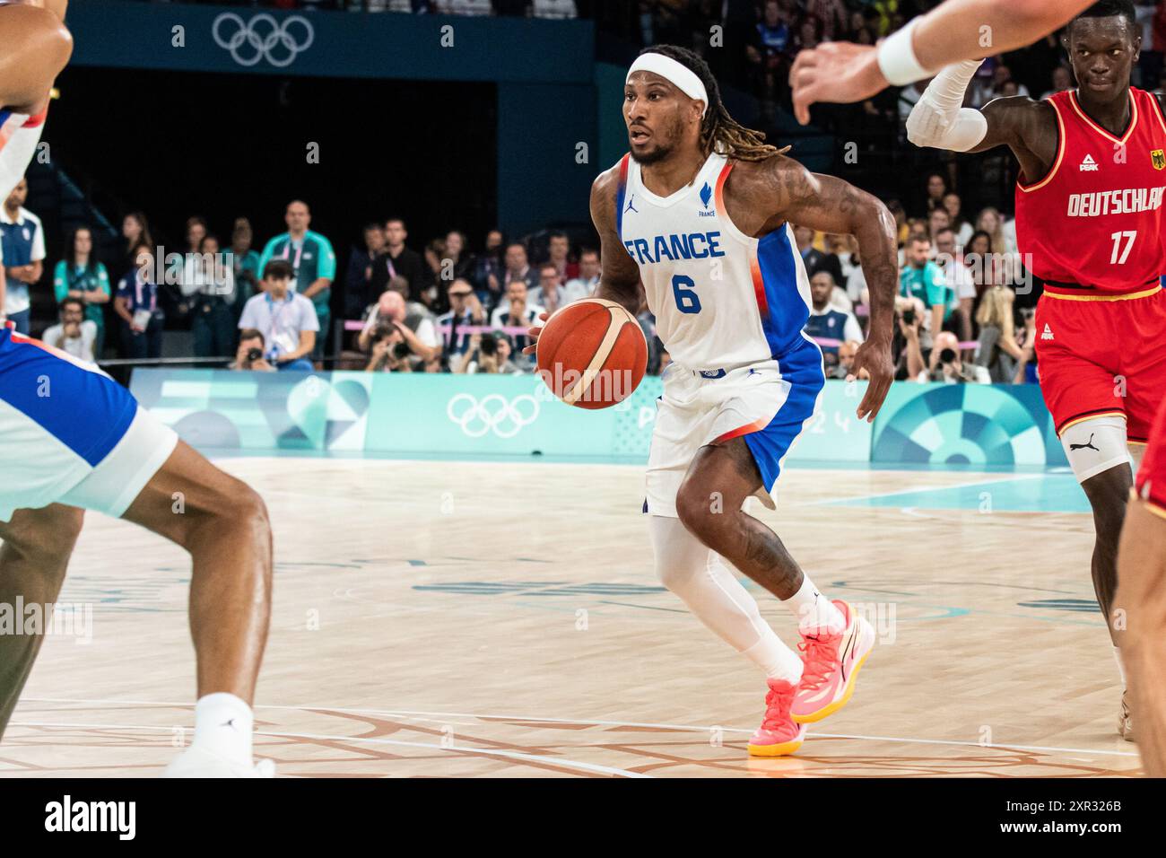 Andrew Albicy ( 6 - France), Basketball, Men's Semifinal during the ...