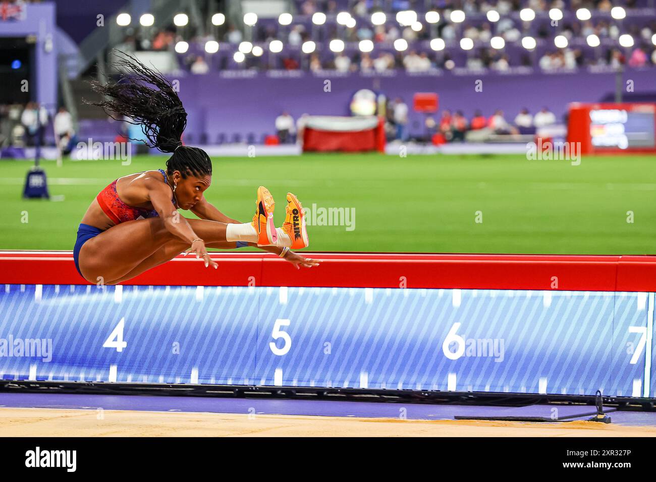 FRA, Olympische Spiele Paris 2024, 08.08.2024, Damen Weitsprung Finale ...