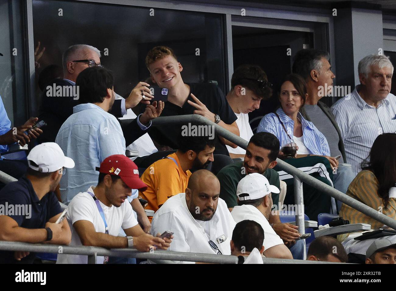 Marchand Leon, Marchand Oscar, during the Olympic Games Paris 2024 on 8 ...