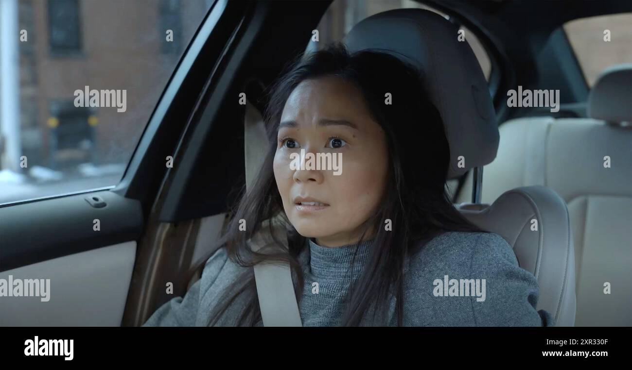 USA. Hong Chau in The Instigators ©Apple TV+ a 2024 American heist ...