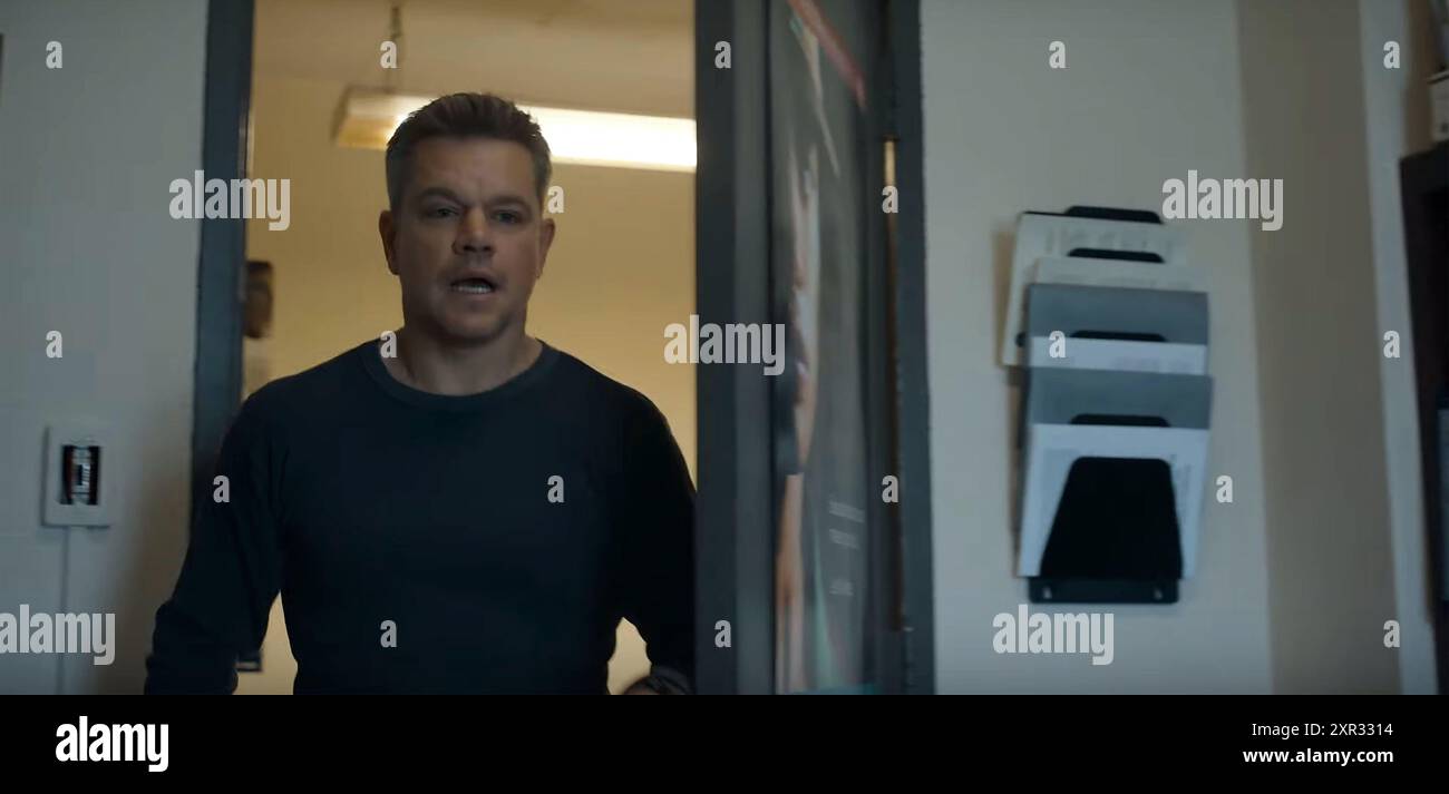 USA. Matt Damon in The Instigators ©Apple TV+ a 2024 American heist ...