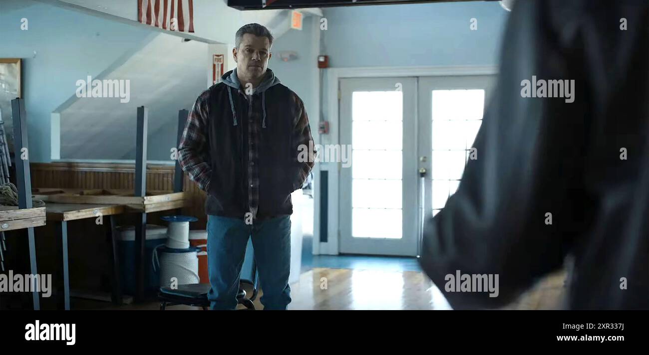 USA. Matt Damon and Jack Harlow in The Instigators ©Apple TV+ a 2024 ...