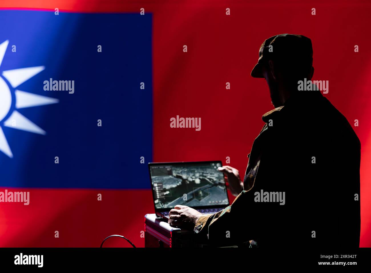 Intelligence officer isolated over Taiwan flag monitoring China border ...