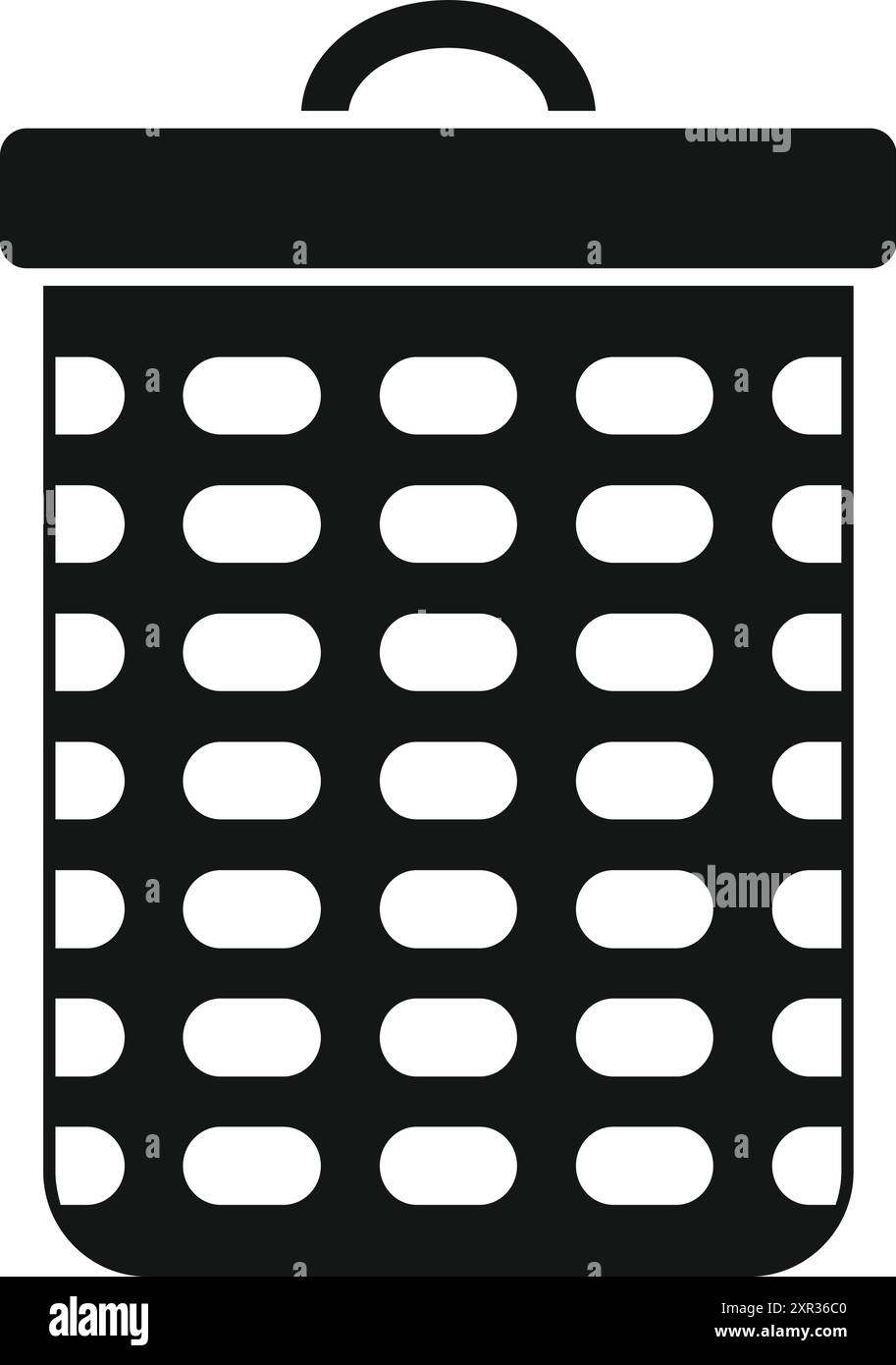 Bin trash garbage pattern Stock Vector Images - Alamy