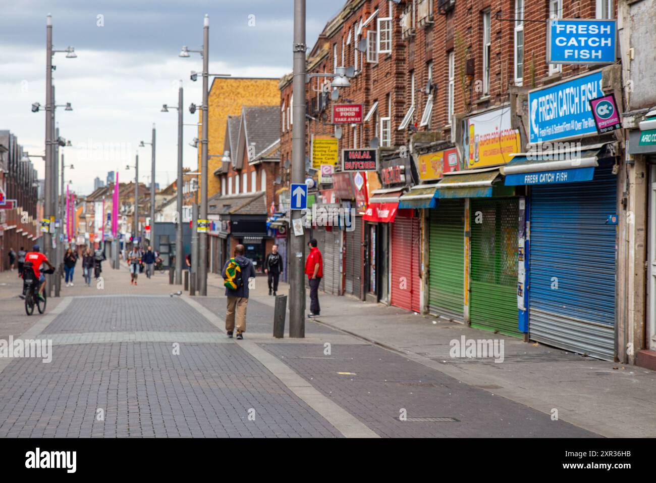 Counter Protest against the far right in Walthamstow, North East London ...
