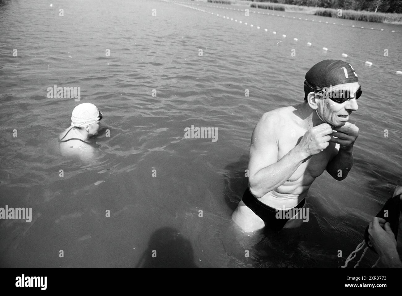 Open water swimming competition, Spaarnwoude, Spaarnwoude, 19-06-1994 ...