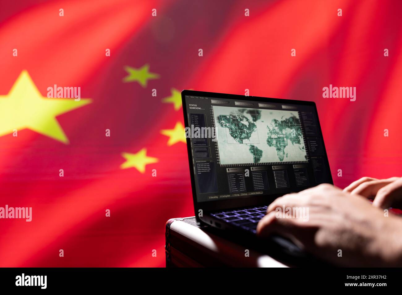 Chinese army conducts tactical reconnaissance, utilizing laptop for ...