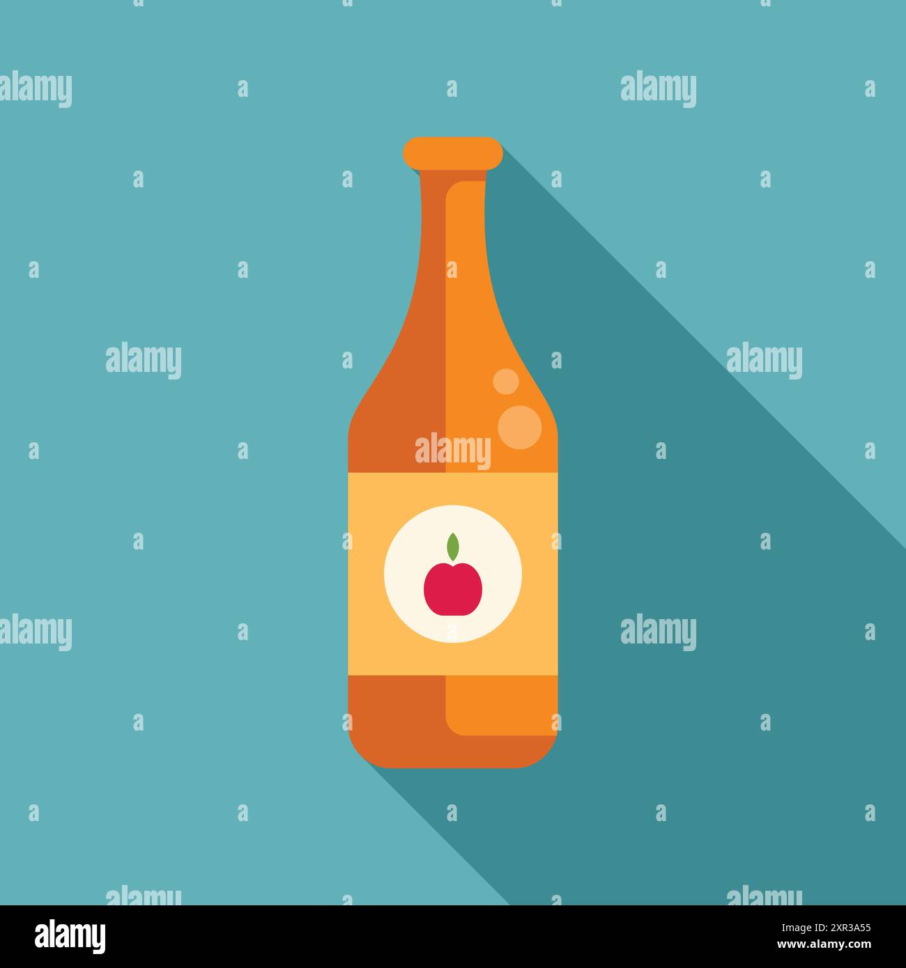 Sparkling apple cider Stock Vector Images - Alamy