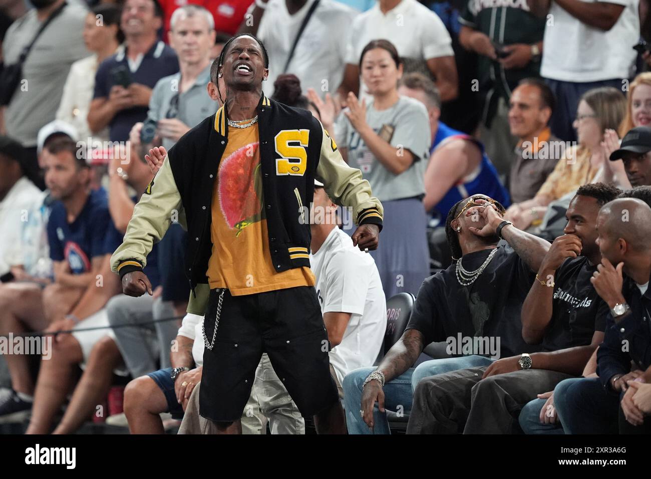 Paris, France. 08th Aug, 2024. Olympics, Paris 2024, basketball, USA ...