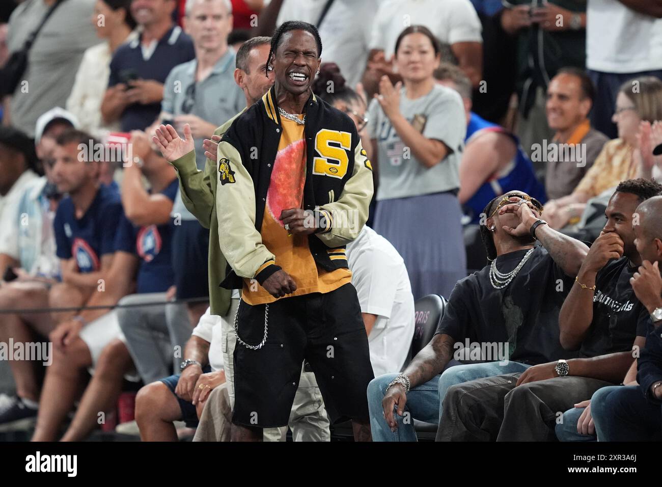 Paris, France. 08th Aug, 2024. Olympics, Paris 2024, basketball, USA ...