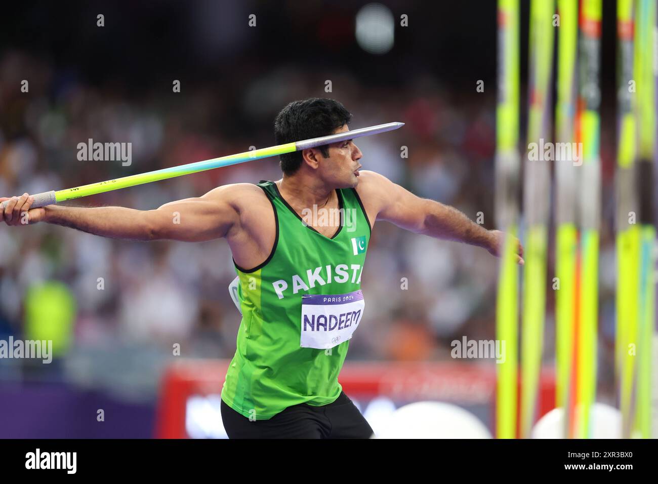 Saint-Denis, France. 8th Aug, 2024. NADEEM Arshad (PAK) Athletics : Men ...