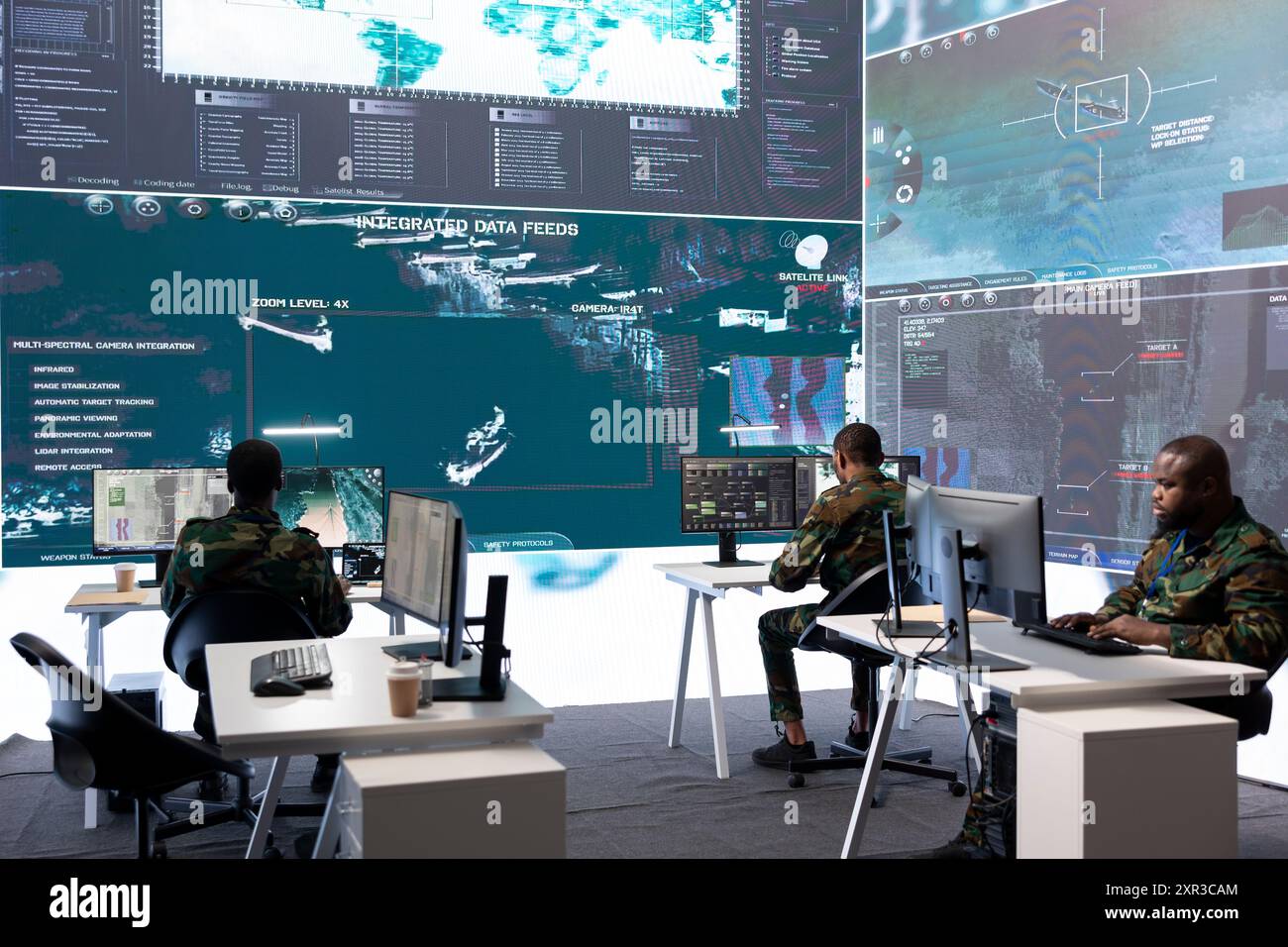 Military personnel in modern command hi-res stock photography and ...