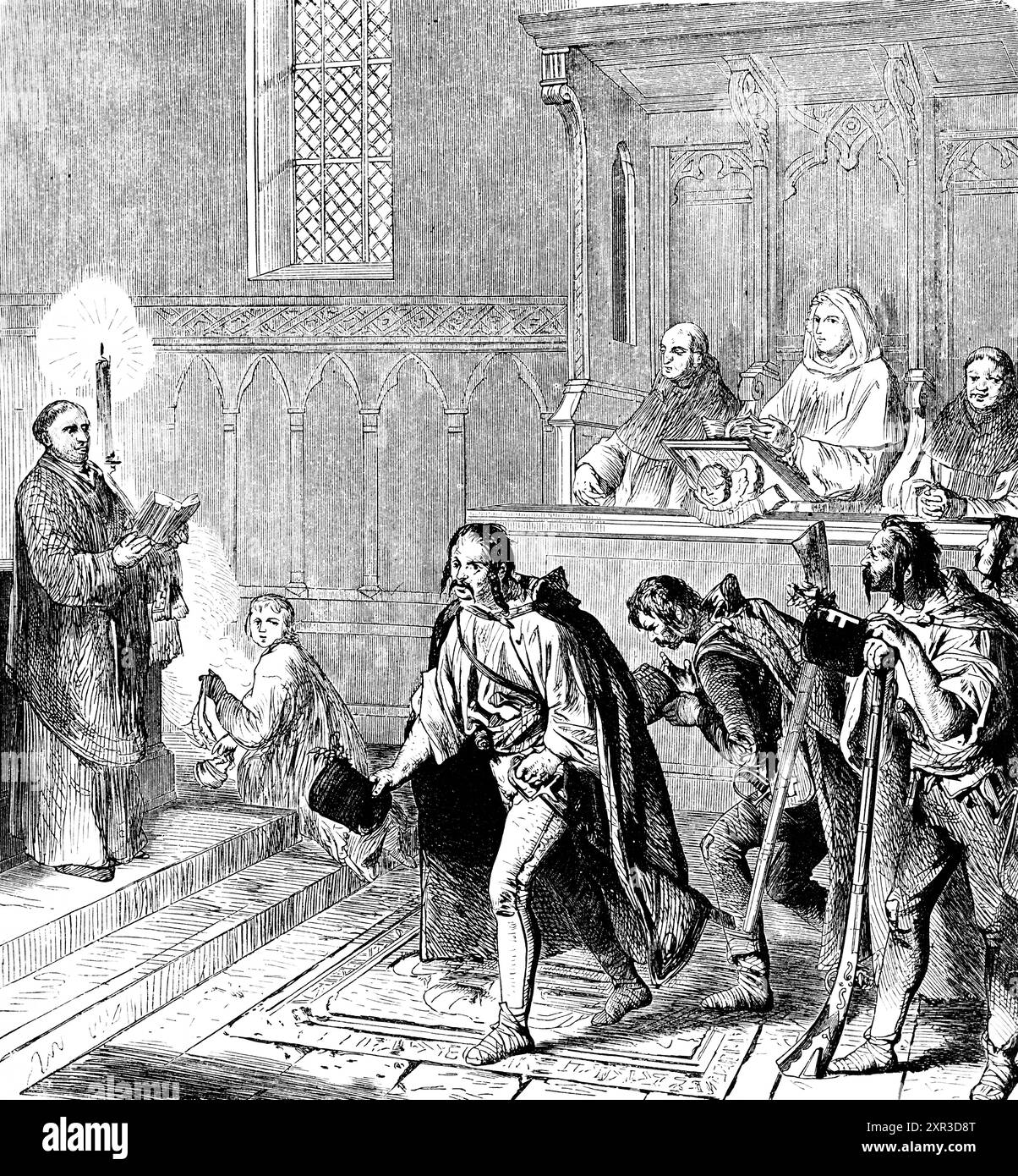 In disguise Prussian King Frederick II the Great enters the Cistercian ...