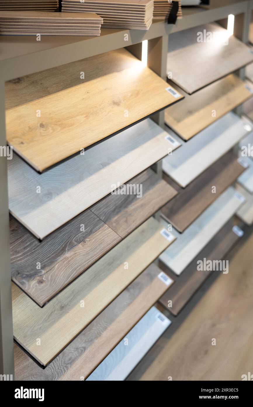 Hardwood laminate flooring samples on hi-res stock photography and ...