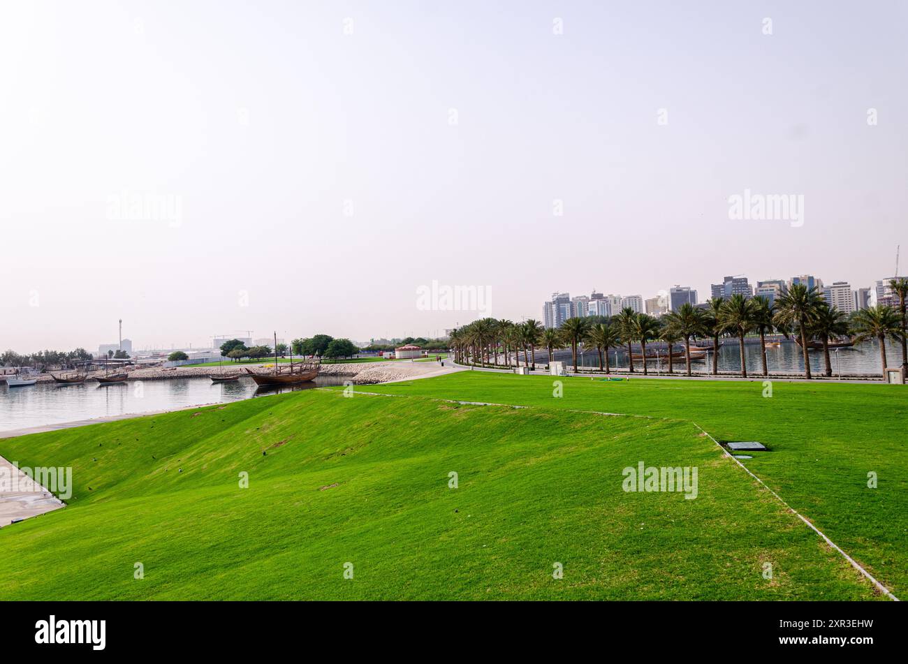A view of MIA park, corniche in Doha, Qatar Stock Photo - Alamy