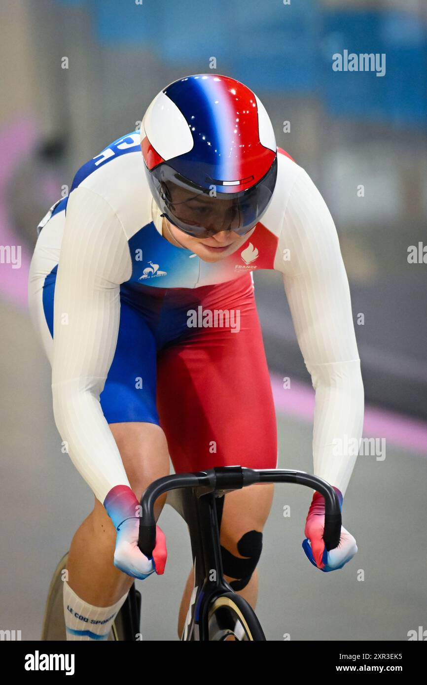 Mathilde Gros (FRA ), Cycling Track, Women's Keirin during the Olympic Games Paris 2024 on 8 ...