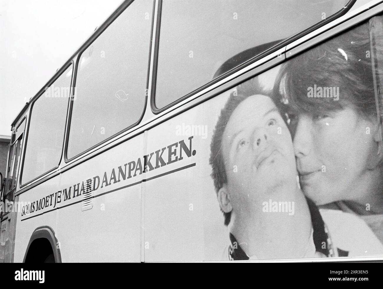 Advertising poster nzh bus hi-res stock photography and images - Alamy