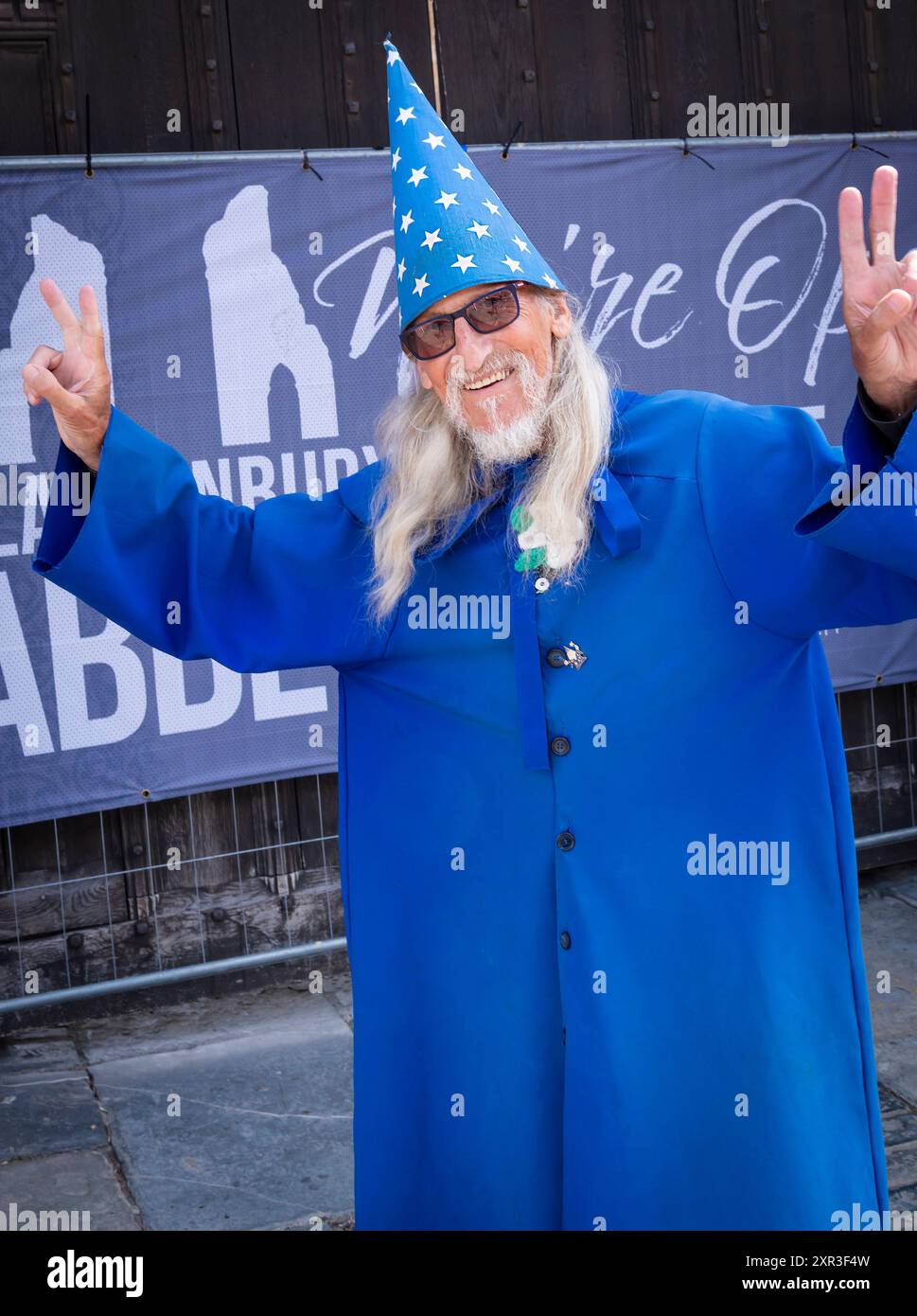 Merlin of Glastonbury, practicing his art, reading your runes ( stones ...