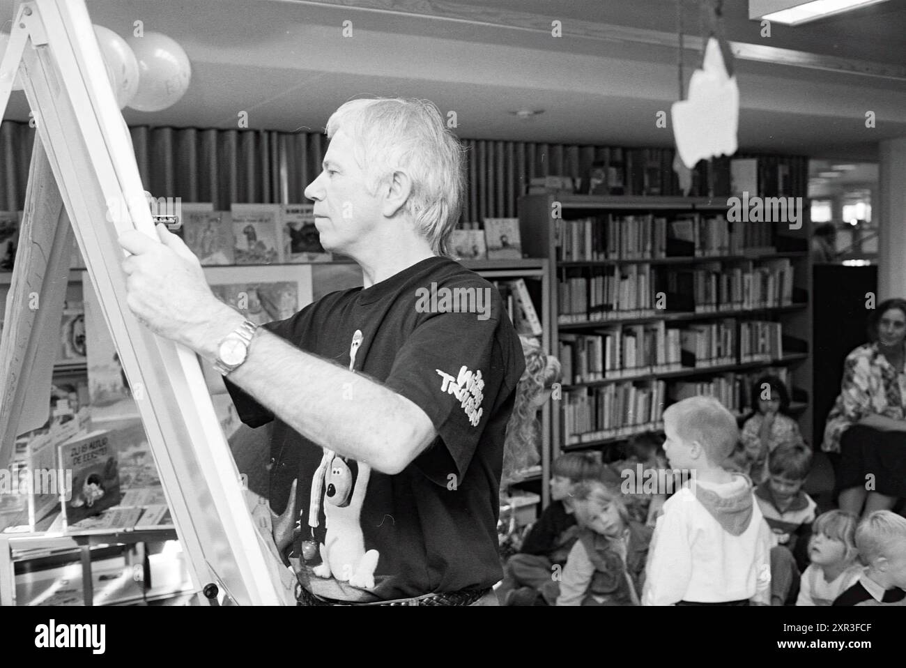 Illustrator Tony Ross, Haarlem library, Haarlem, The Netherlands, 09-10 ...