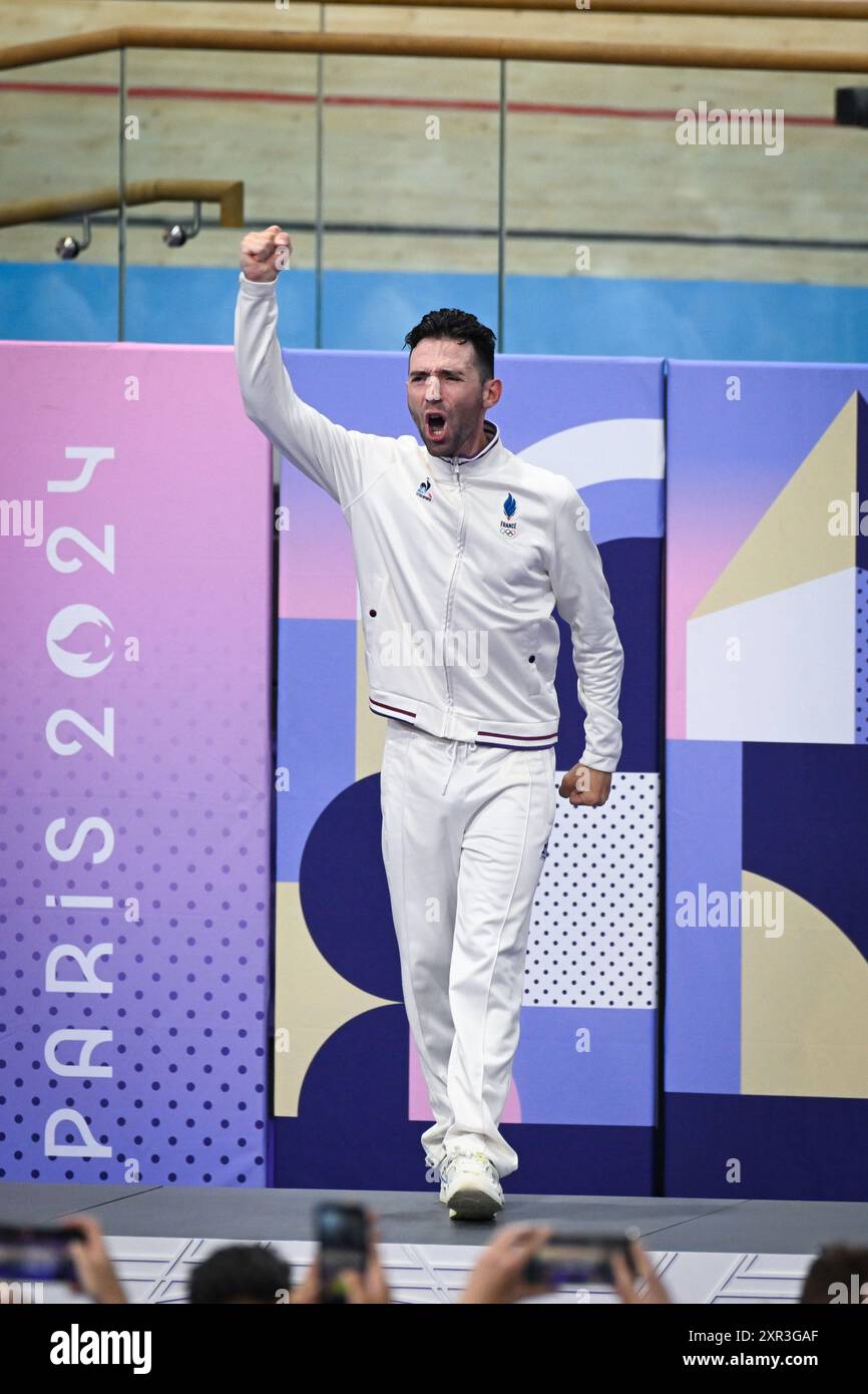 THOMAS Benjamin (FRA ) Gold medal, Cycling Track, Men's Omnium during ...